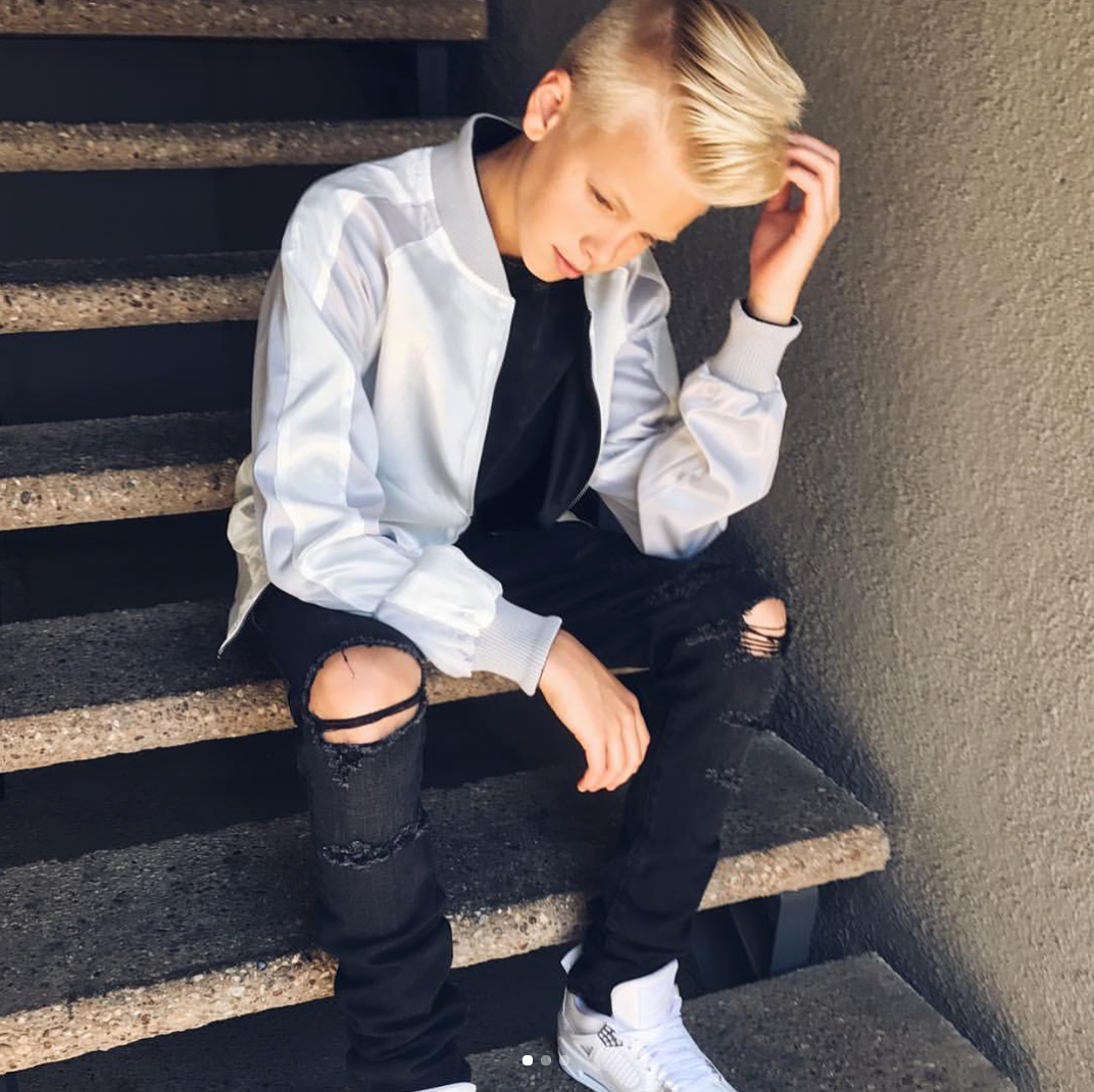 Carson Lueders With Hat Carson Lueders With Hat